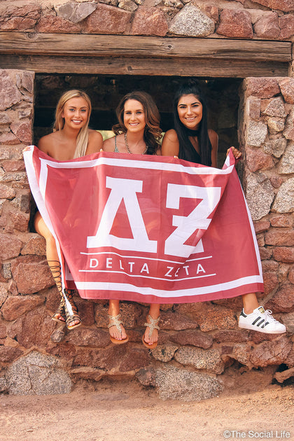 Delta Zeta Classic Flag – The Social Life | Premium Greek Apparel